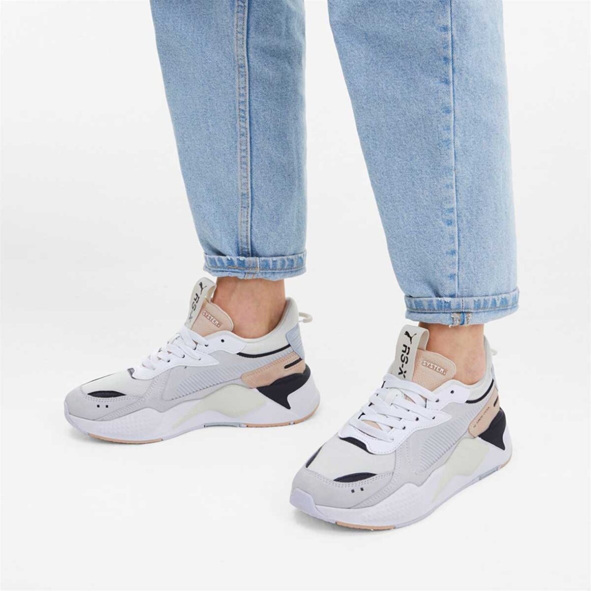 PUMA RS-X REINVENT WNS | WHITE-NATURAL - Stokværk