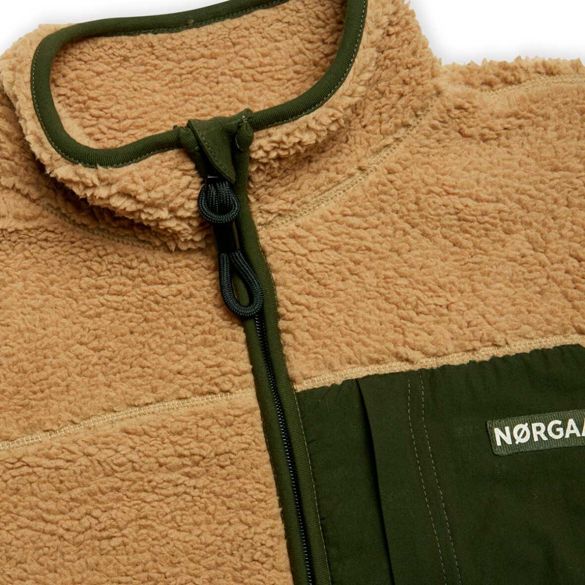 MADS NØRGAARD TEDDY FLEECE JEFFO JACKET | KELP - Stokværk