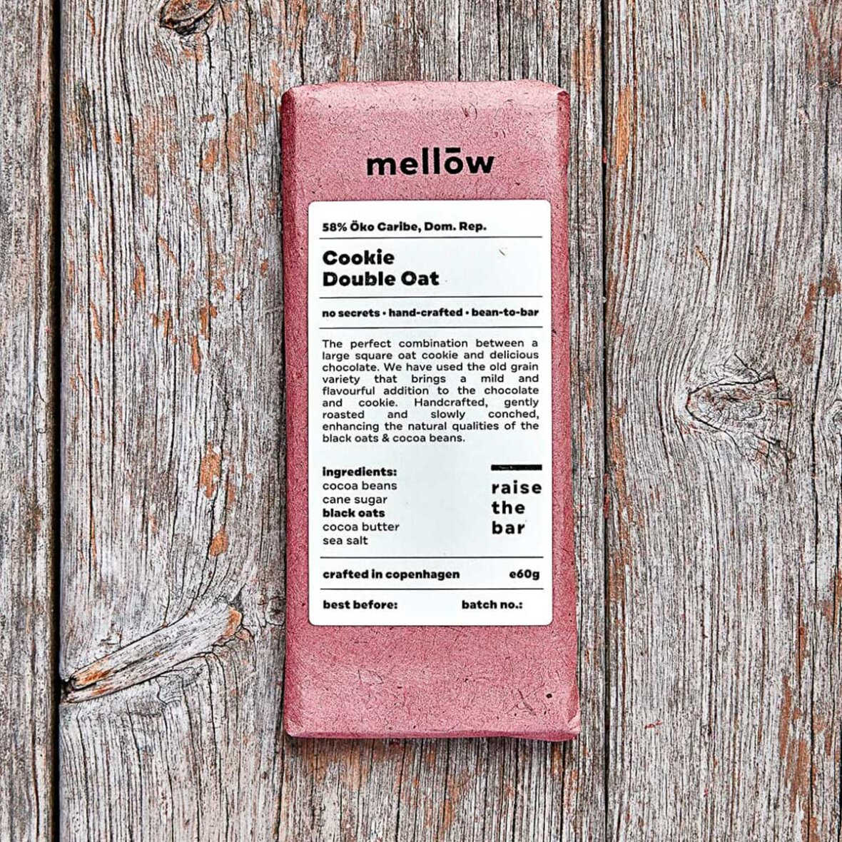 MELLOW CHOCOLATE CHOKOLADEBAR 60G | COOKIE - Stokværk