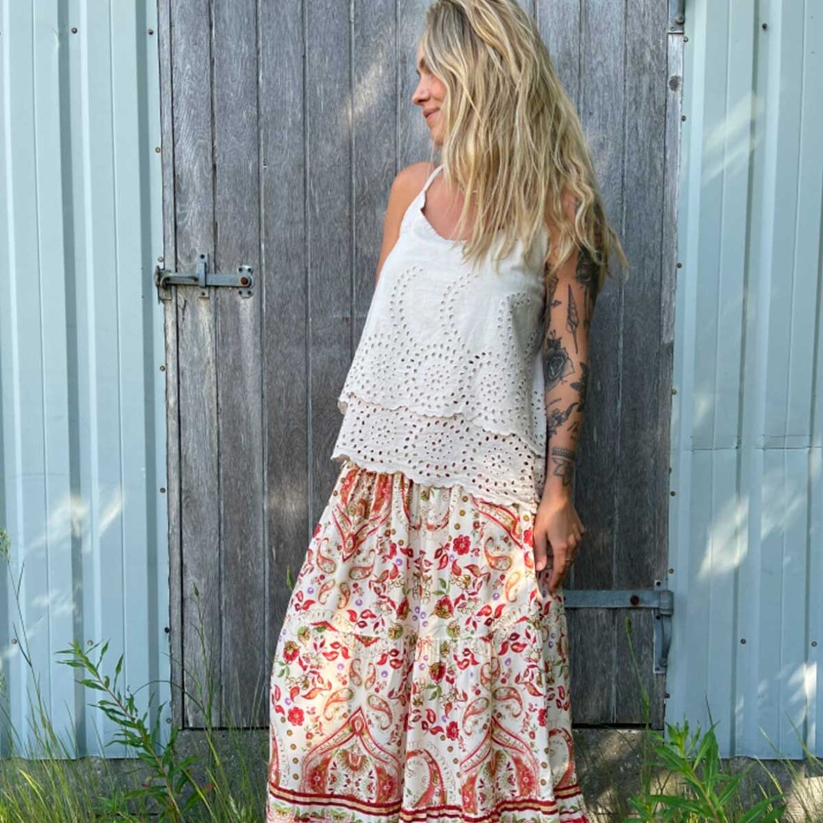 MARTA DU CHATEAU MAYA TOP | HVID - Stokværk
