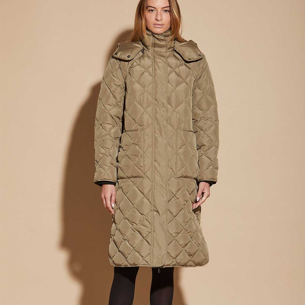 HEARTMADE JIANO FRAKKE | OLIVE - Stokværk