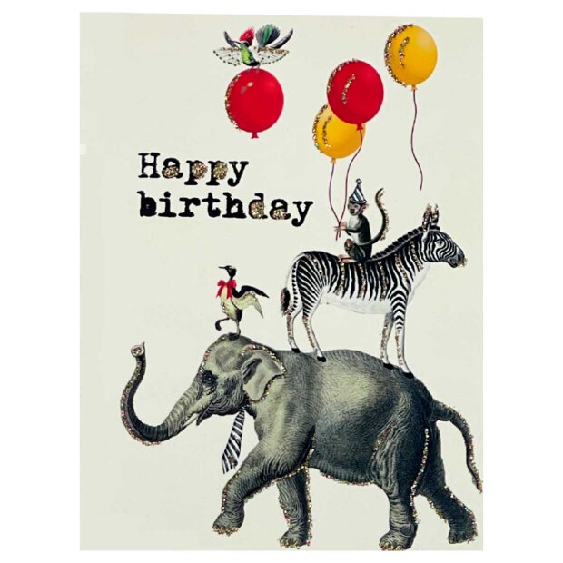 VANILLA FLY GREETING CARD | HAPPY BIRTHDAY - Stokværk