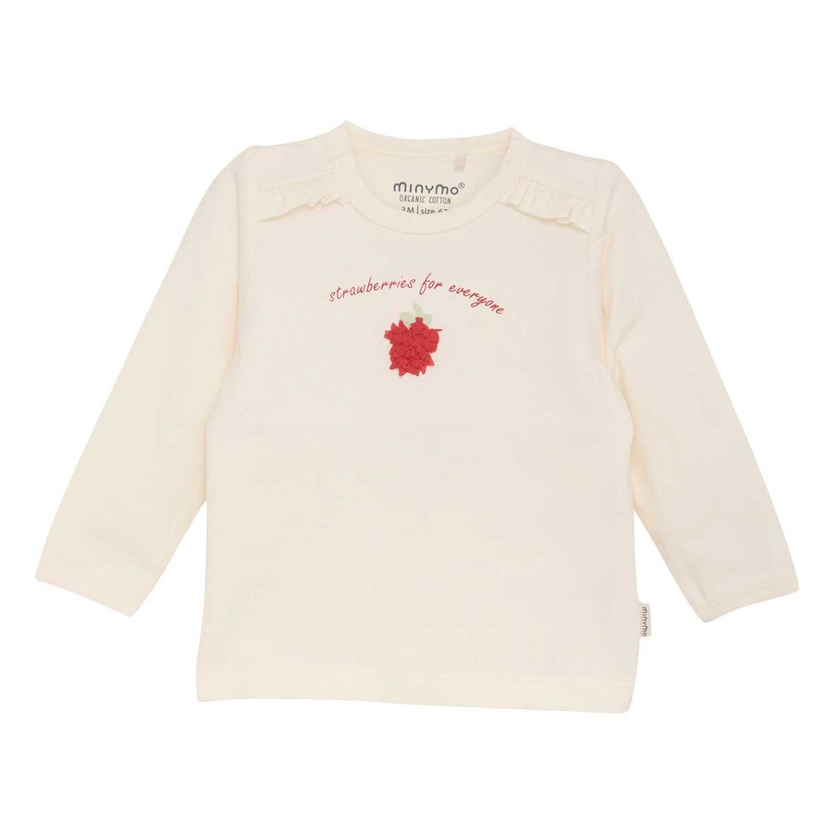 MINYMO T-SHIRT M/LANGE ÆRMER | EGGNOG - Stokværk