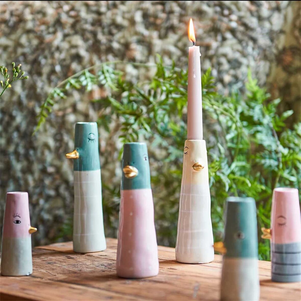 SPEEDTSBERG KERAMIKVASE M/AND 4X10 CM | SOVER - Stokværk