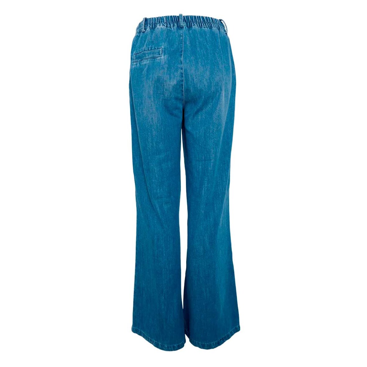 BLACK COLOUR NETTIE BOX JEANS | MID BLUE - Stokværk